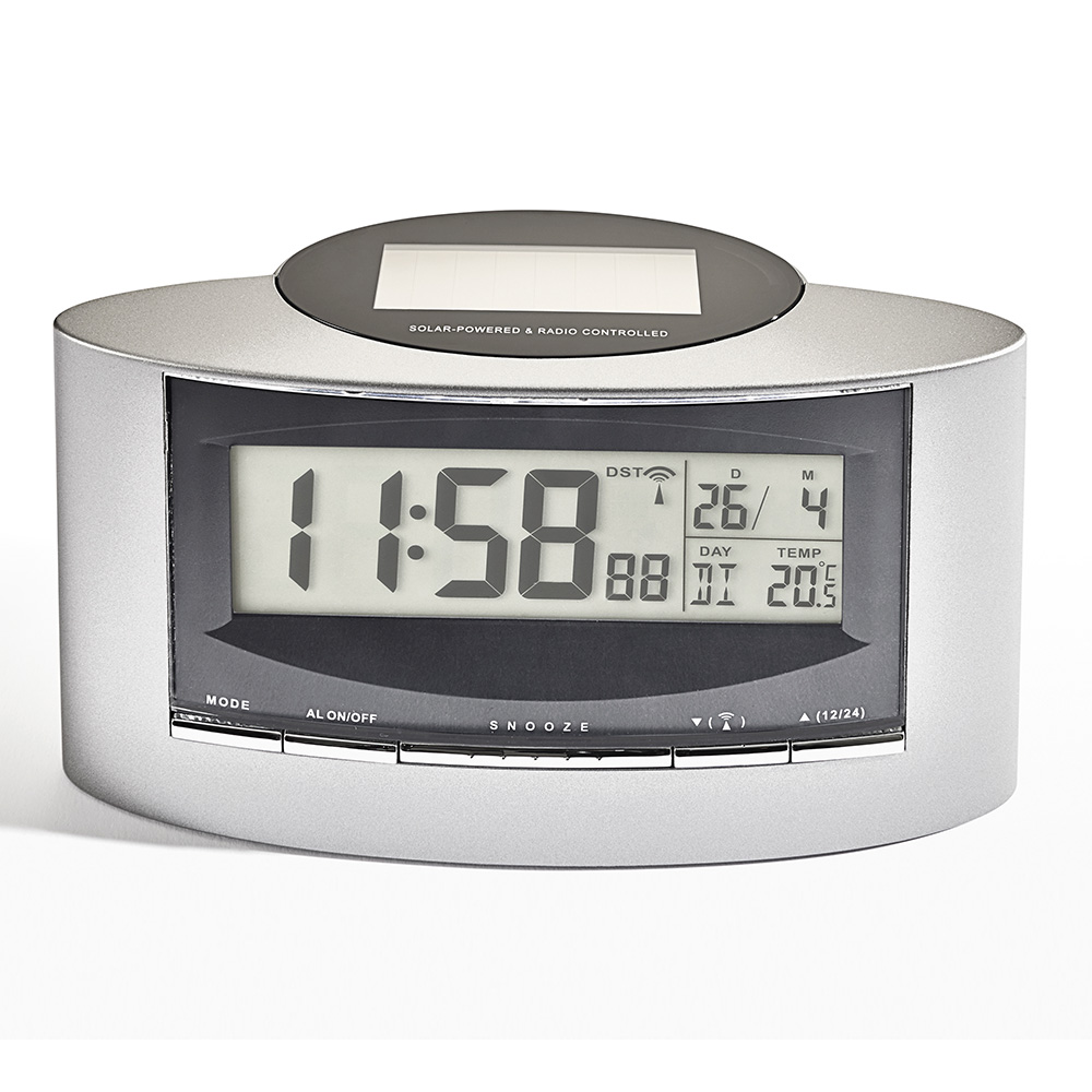 Lautloser Solar-Funkwecker | EUROtops.ch